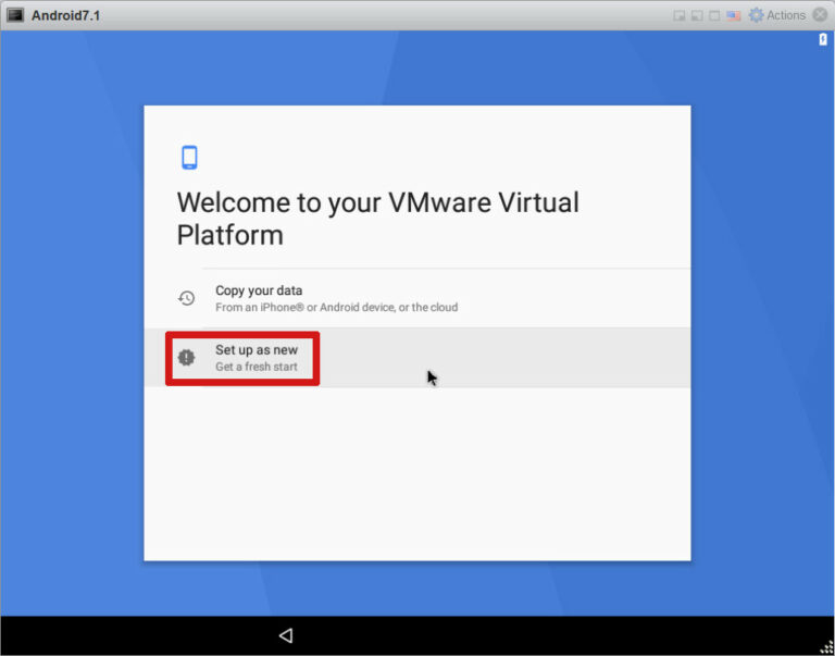 Installing Android x86 7.1 on VMware ESXi 6.7 – Janne's Tech Blog
