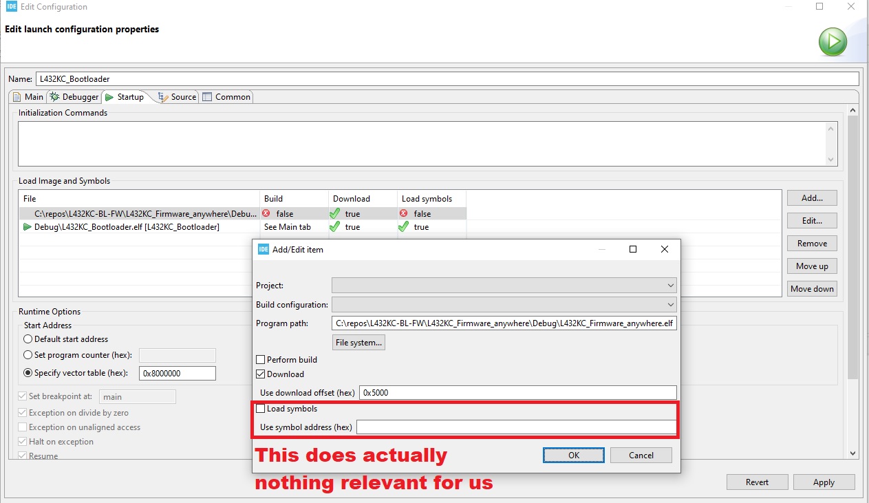 Properly Offsetting Relocated Arm Cortex M4 Code In Stm32cubeide Gdb Jannes Tech Blog
